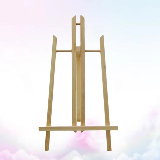 KID WOOD PAINTING Stand Foldable Display Drawing Rack for Home Outdoor ...