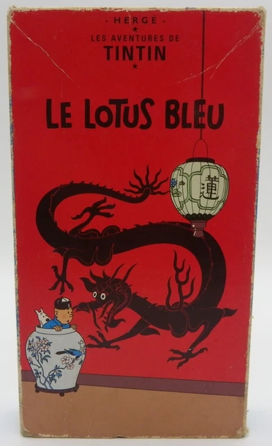 LES AVENTURES DE Tintin Le Lotus Bleu VHS 1992 French Version Canadian ...