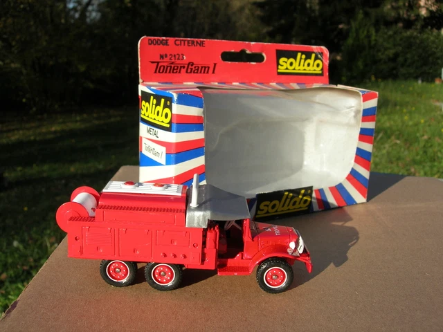 SOLIDO 1/50 METAL POMPIER DODGE WC54 CITERNE Ville de Saint-Tropez 2123 ...
