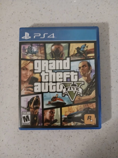 GRAND THEFT AUTO V (Sony PlayStation 4, 2014) Complet CIB avec carte ...