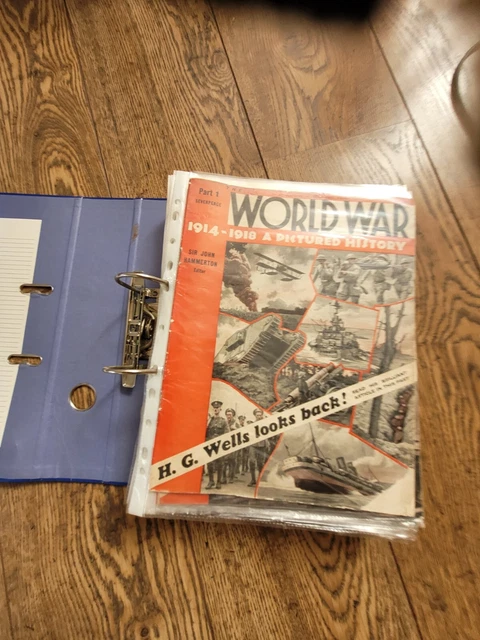 WORLD WAR 1914-1918 A Pictured History , illustrated magazine part 1-27 ... WORLD WAR 1914-1918 A Pictured History , illustrated magazine part 1-27 ...