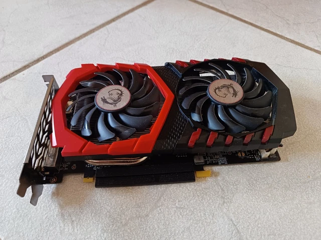 MSI GEFORCE GTX 1050 Ti GAMING X 4G GDDR5-Display Port-DVI-HDMI ...