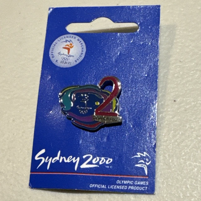 NEW OLYMPIC GAMES Collectable Sydney 2000 Pin - “2 Days To Go" $9.43 ...