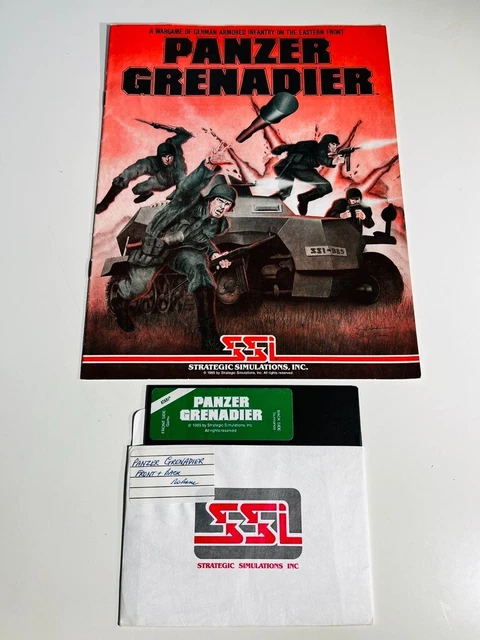 PANZER GRENADIER ATARI 400 800 1200 5 1/4" FLOPPY DISK GAME Rare Vintage Gaming £17.95 - PicClick UK