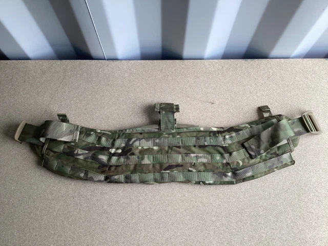 VIRTUS CHASSIS MOLLE Hip Belt Webbing British Army MTP Size Large REV B ...