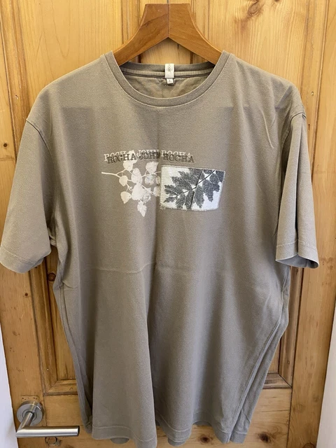 RJR.JOHN ROCHA MENS Brown Cotton T-Shirt Size L 42" chest Crew Neck £11 ...