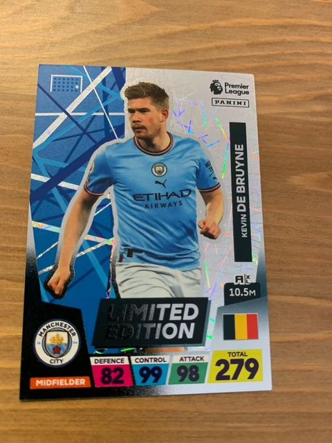 PANINI ADRENALYN XL Premier League 2022/23 Kevin De Bruyne Limited ...