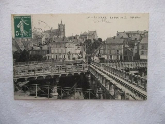 CPA SARTHE 72 Le Mans Le Pont En X EUR 5,00 - PicClick FR