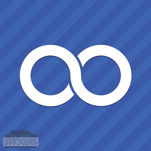 INFINITY SYMBOL VINYL Decal Sticker $1.99 - PicClick