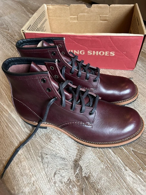 NEW RED WING Heritage Beckman 9011 Black Cherry 9D Factory 1st £513.48 ...