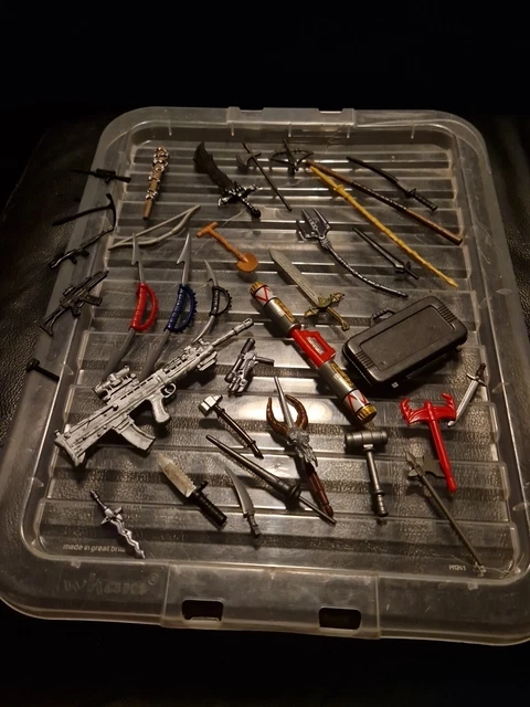 VINTAGE ACTION FIGURE Weapon Bundle Includes Power Rangers Launcher ...