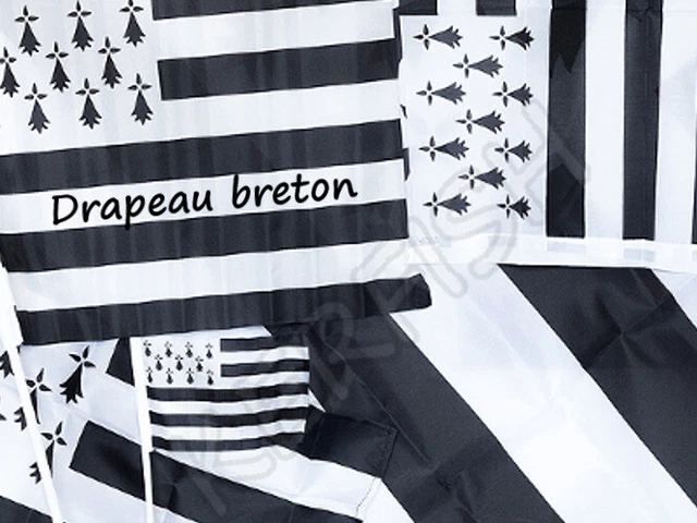 DRAPEAUX BRETON EMBLEME de la Bretagne EUR 9,95 - PicClick FR