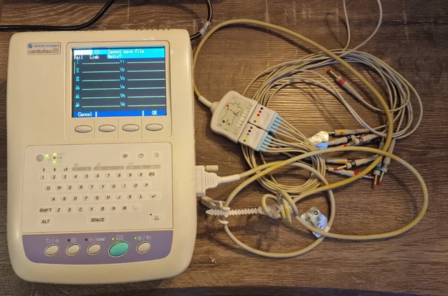 NIHON KOHDEN 1350A Cardiofax M ECG EKG £265.00 - PicClick UK