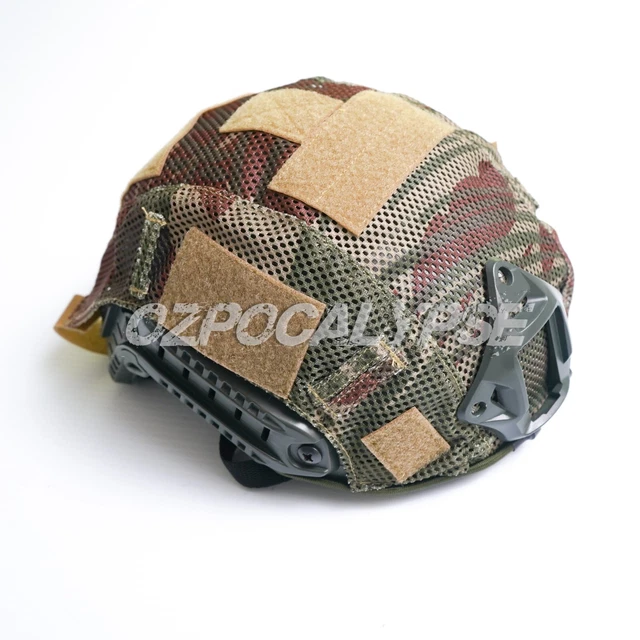 RHODESIAN BRUSHSTROKE CAMO Fast Helmet Cover - Camouflage Bush War ...