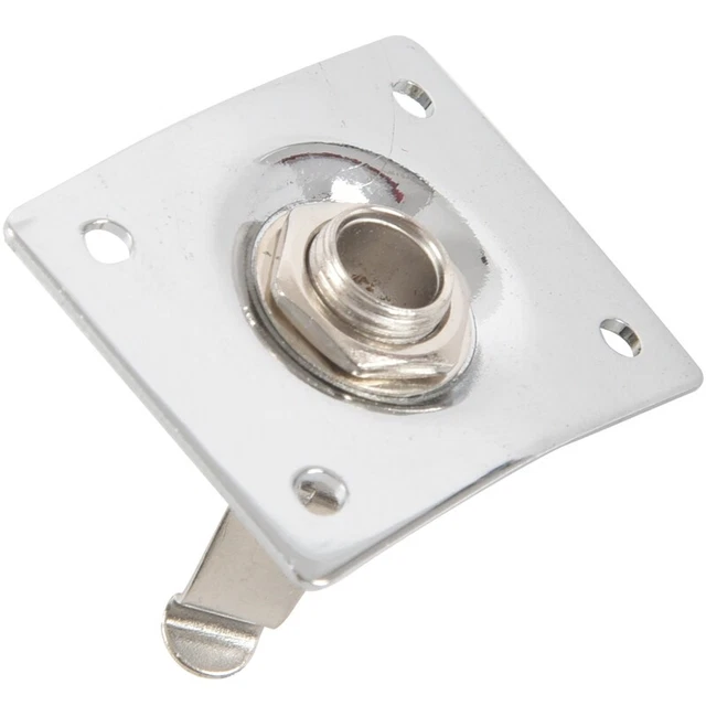 CHROME PLATE SPACE E-output Socket for Electric Guitar V5P5 $5.93 ...