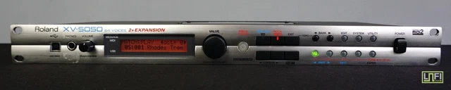 ROLAND XV-5050 SYNTHESISER Sound Module 1U Rack Mount Synth w/ MIDI 100 ...