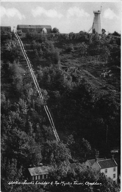 JACOBS LADDER & The Mystic Tower Cheddar Somerset Unposted Postcard (25 ...