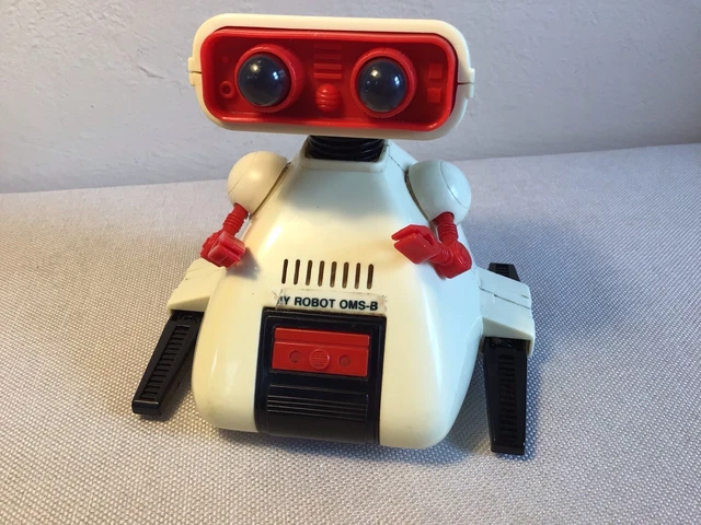 VINTAGE TOMY DINGBOT My Robot OMS-B Retro Toy Robot 1980s WORKING £13. ...