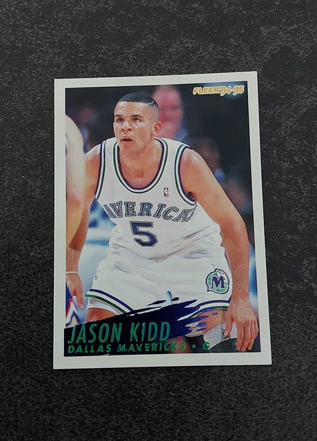 FLEER 94 95 NBA Basketball - Jason Kidd - Dallas Mavericks - # 50 ...