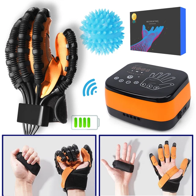 REHABILITATION ROBOT GLOVES Hand Wrist Finger Training for Stroke Nerve ...