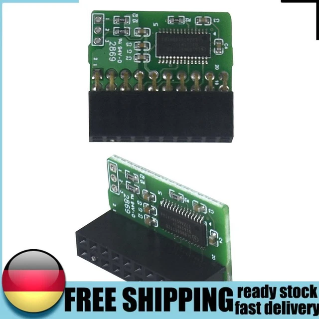 20PIN TPM 2.0 Module TPM Module Remote Card for SuperMicro AOM-TPM ...