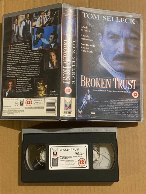 BROKEN TRUST, TOM Selleck RARE VHS PAL Video BIG CASE £12.16 - PicClick UK
