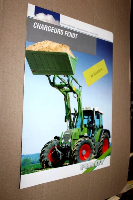 PROSPECTUS TRACTEUR FENDT Chargeurs Tractor Traktor Trattore Prospekt Brochure EUR 5,99 ...