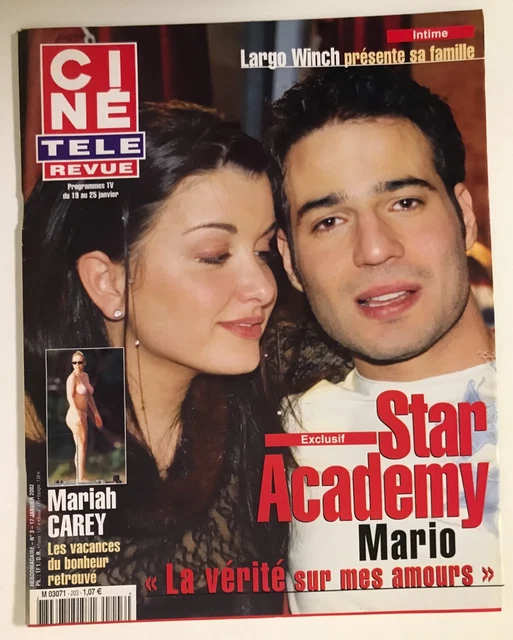 CINE REVUE N°3/2002-JENIFER-GERALDINE DANON-ROGER HANIN-PAOLO SEGANTI ...