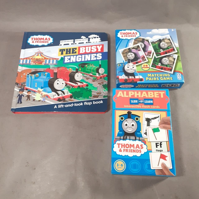 THOMAS & FRIENDS Alphabet: Slide and Learn, Matching Pairs & Book ...