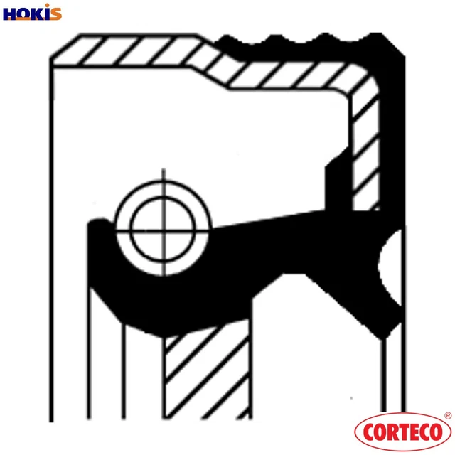 SHAFT SEAL CRANKSHAFT 12013458B For Alfa Romeo Vw Escarabajo Fusca Polo ...