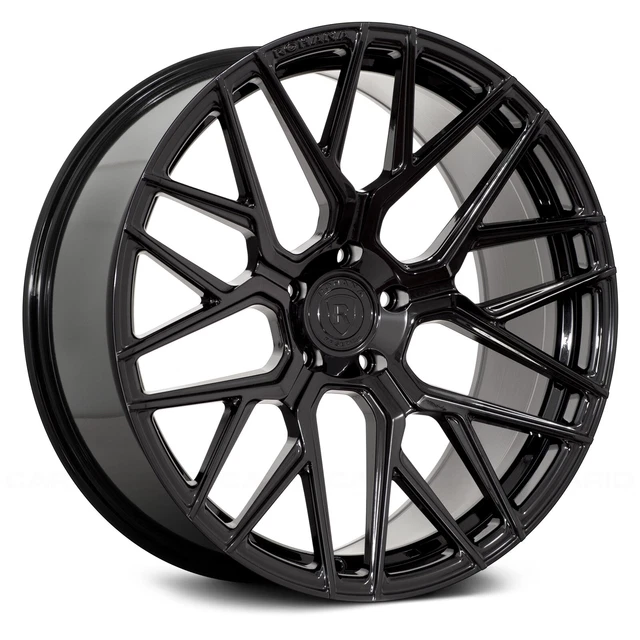 20” ROHANA RFX10 Gloss Black Concave Wheels For Tesla Model S X P75 P85 ...
