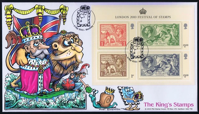 BEAUTIFULLY ILLUSTRATED PHIL STAMP COVER No.164 THE KING'S STAMPS #31/ ...