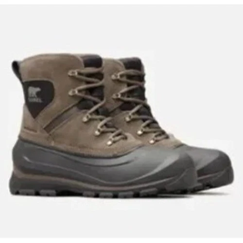 SOREL BUXTON LACE Mens Brown Waterproof Winter Snow Boots NM5165-245 ...