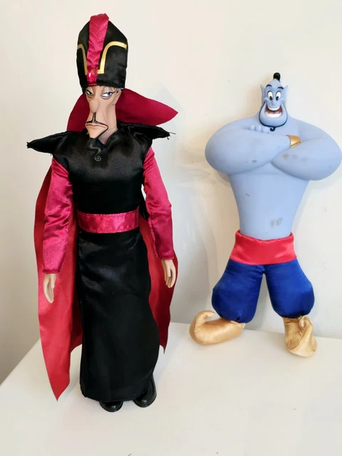 DISNEY STORE EXCLUSIVE Aladdin - Jafar & Genie Classic Dolls Toys ...