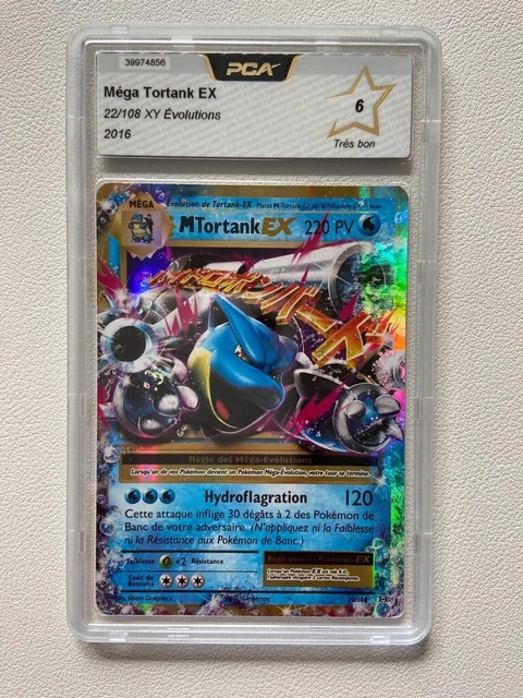 CARTE POKEMON PCA 6 Mega Tortank EX 22/108 XY Evolutions Rare PCA 6 EUR ...