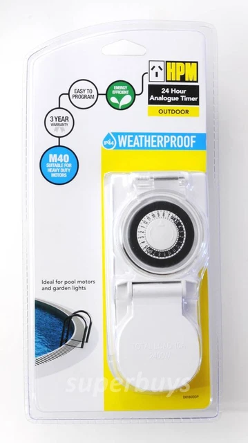 HPM HEAVY DUTY Outdoor Electrical Powerpoint (Power Point) 24 Hour ...