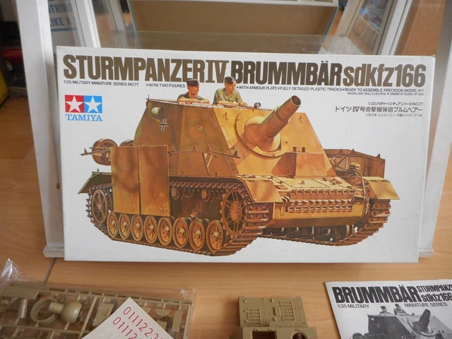 MODELLBAUSATZ TAMIYA STURMPANZER IV Brummable sdkfz 166 auf 1:35 in Box ...