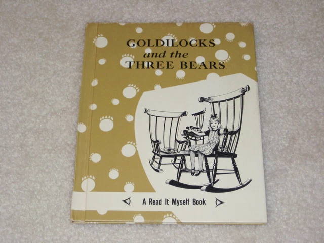 VINTAGE 1961 HC Children's Book Goldilocks and the Three Bears ...