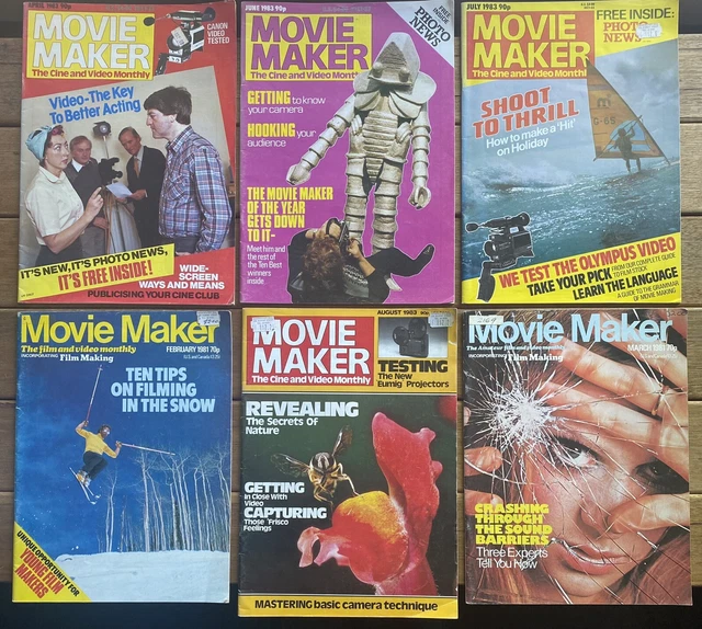 MOVIE MAKER, THE Film and Video Monthly Magazines Vintage 80s Issues ...