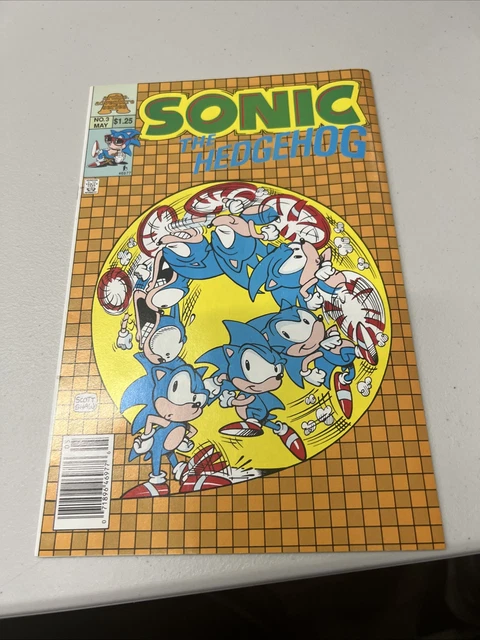 SONIC THE HEDGEHOG #3 (Mini-Series May 1993) Comic (Archie Comics) £39. ...