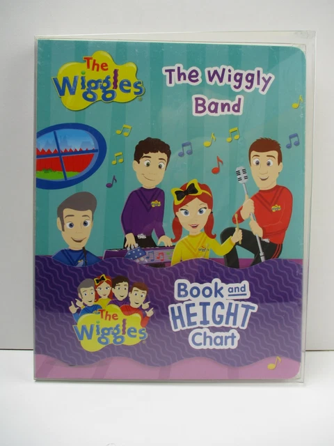 THE WIGGLES: WIGGLY Band Book and Height Chart - Board Book New Sealed ...