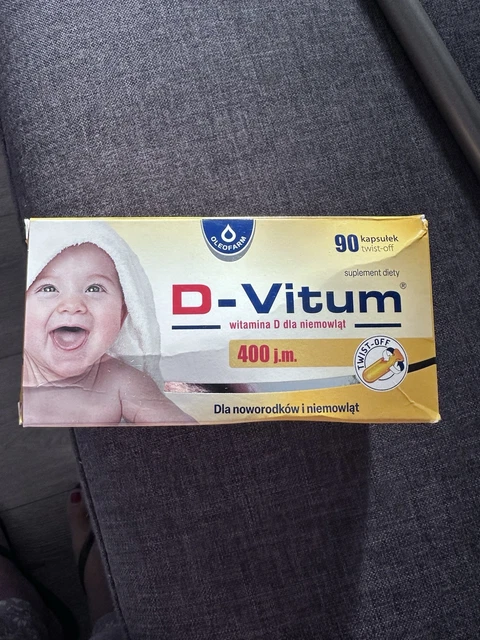 D-VITUM VIT D3 400 IU | 90 Easy Twist-Off Caps for Newborns & Infants ...