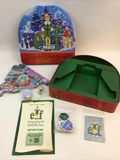 ELF JOURNEY FROM The North Pole Board Game Collector's Edition Tin ...