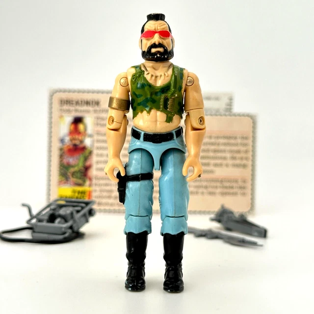 1985 GI JOE RIPPER v1 DREADNOK 100% COMPLETE + RED BACK MAIL AWAY FILE ...