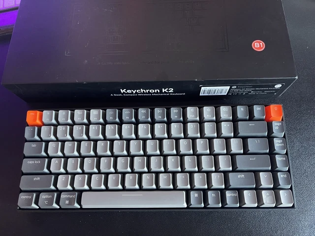 KEYCHRON K2 WIRELESS mechanical Keyboard With RGB Backlight/ Red Switch ...