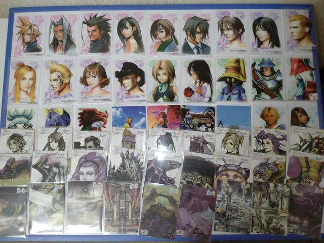 FINAL FANTASY ART Museum Special Edition Partie 1 et 2 Total 54 cartes ...