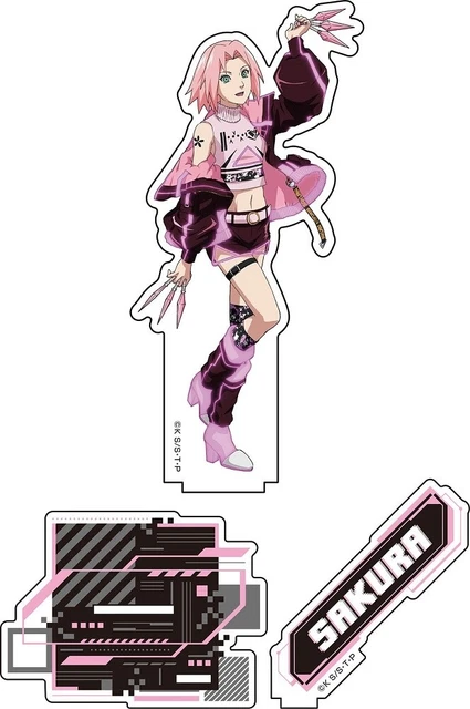 NARUTO × BORUTO Cyber Punk Costume Sakura Haruno Acrylic Stand Figure ...