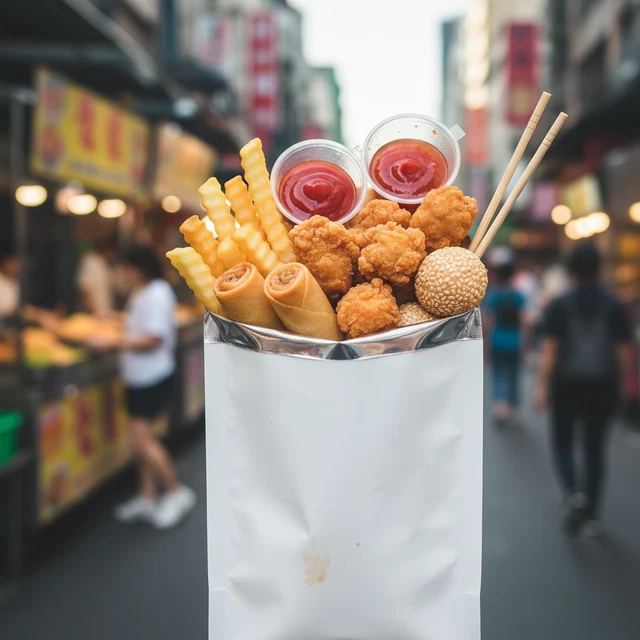 PLAIN LONG FOIL Lined Paper Bag 100x40x305mm (2000 units) $164.00 ...