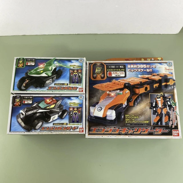 POWER RANGERS RPM Goonger Megazord Vehicle 3p set BANDAI Japan Toy w ...