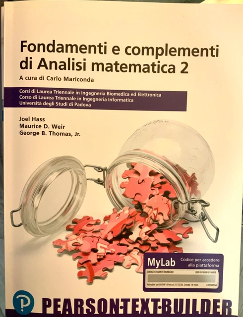 FONDAMENTI E COMPLEMENTI di Analisi Matematica 2 - Carlo Mariconda EUR ...